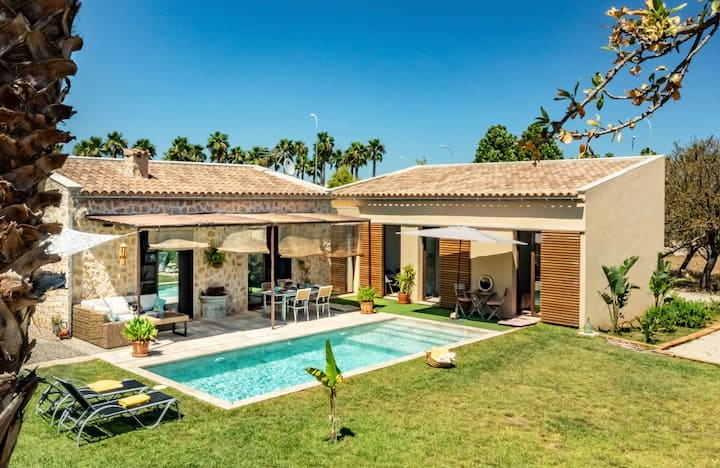 Villa Can Rotxet Con Piscina Y Barbacoa - Inca