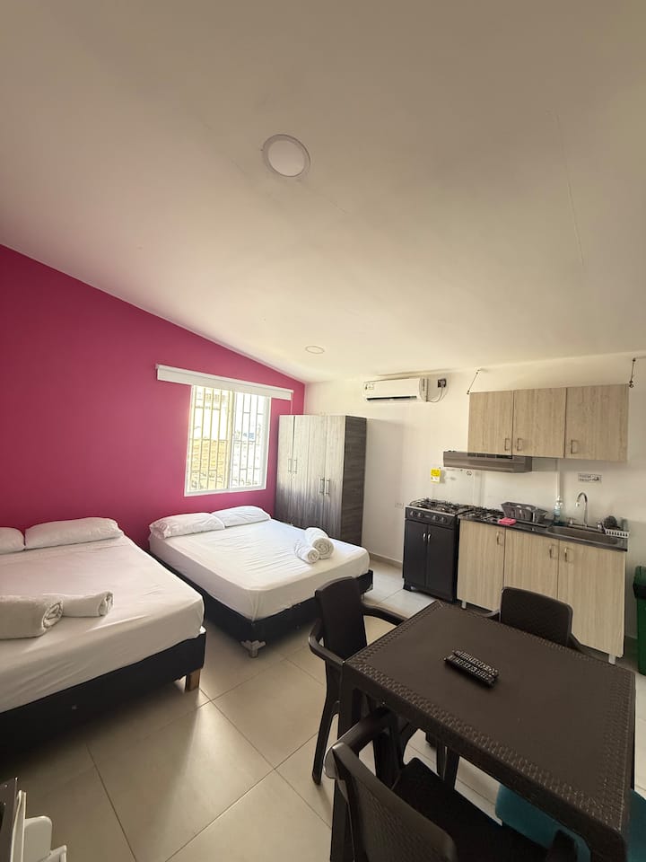 Caribe 102-1 Apartaestudio Con Cocina - San Andrés