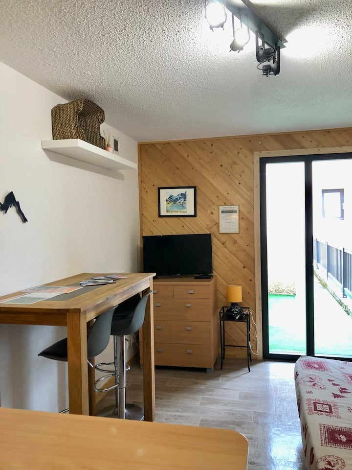 Studio/ Terrasse "Le Plan Sec", 3 Pers Aussois - Aussois