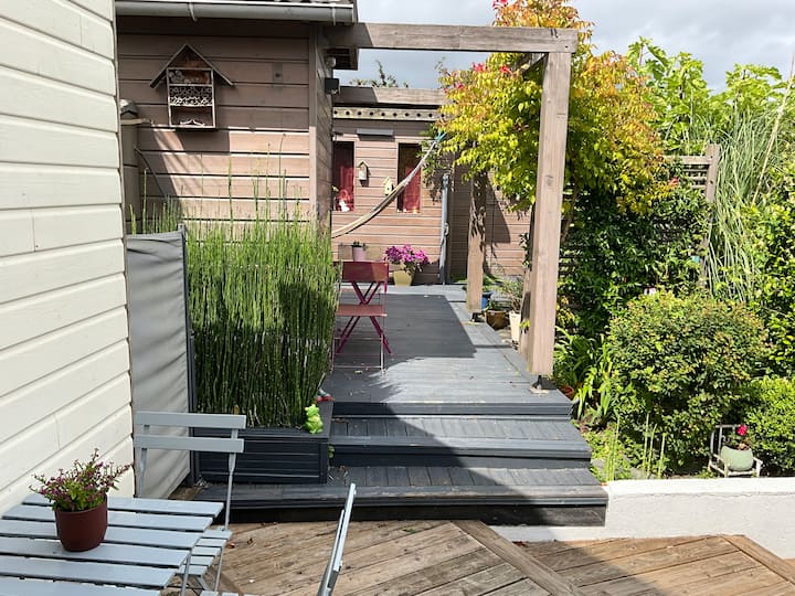 Jardin D'agapanthe - Duplex 10 Min Du Centre Ville - Lannion