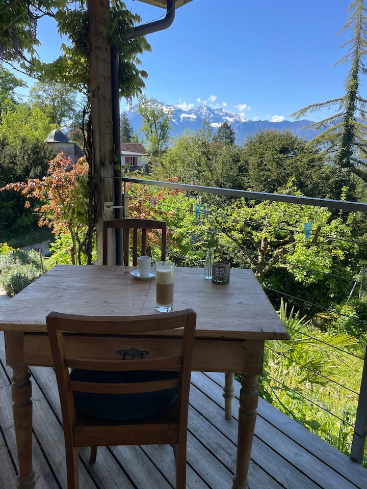 Charmante Wohnung Oberhalb Der Aare Und Dem See - Thoune