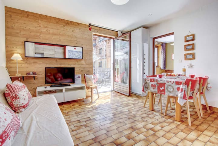 Flat Met 1 Slaapkamer Met Ideale Ligging In Het Centrum - Praz De Lys Sommand