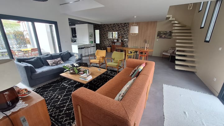 Maison Contemporaine Proche Biarritz Avec Jacuzzi - Espelette