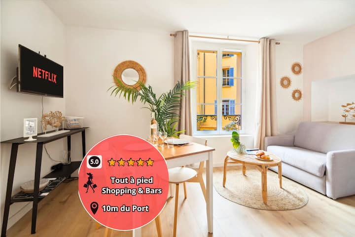 "Cosy" Climatisé- 2 Pas Du Port -Place Aux Herbes - Saint-Tropez