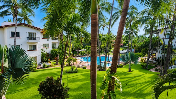 Hermoso Depa Con Alberca Y Cerca De La Playa - Nuevo Vallarta