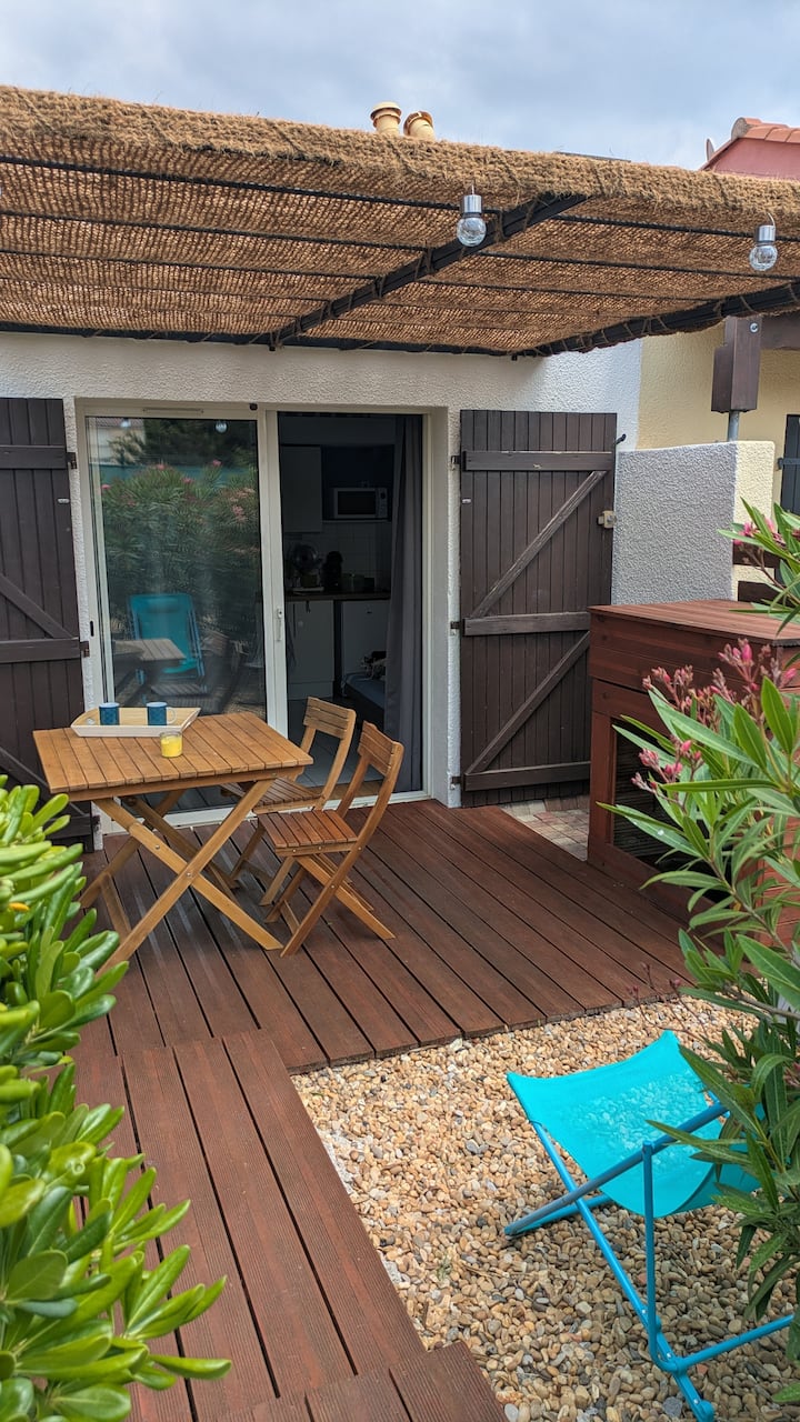 Maison Dans Résidence Avec Piscine,idéal 2/3 Pers. - Gruissan