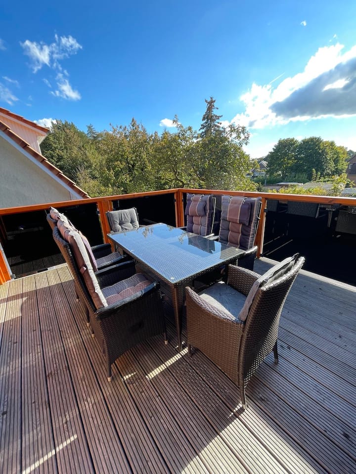 60 Qm-whg. Mit Balkon
Ferienhaus Glückszwillinge - Bad Schwartau