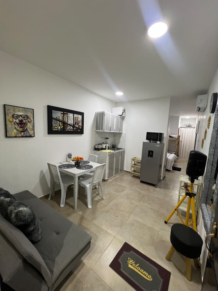 Moderno Y Acogedor Apartaestudio En Santa Marta. - Minca