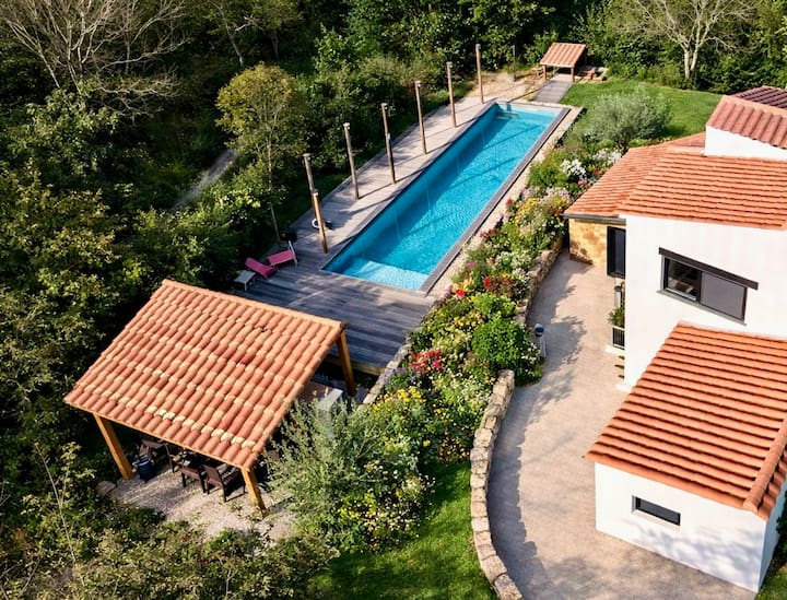 Villa 12 Pers Avec Piscine, Boulodrome – Calme - Montpellier