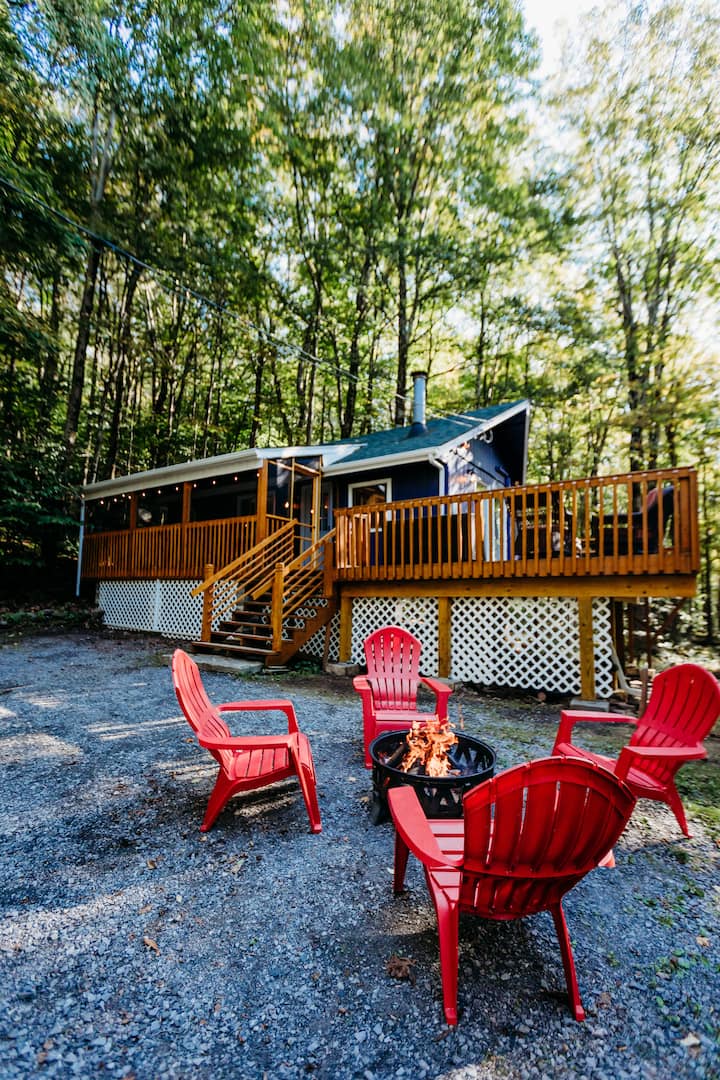 Catskills Cabin Nature Oasis - Seconds To Hiking! - Margaretville, NY