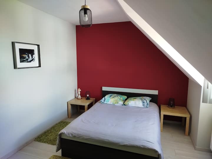 Chambre Chez L'habitant 1 Lit 2 Personnes 140x190 - Chartres
