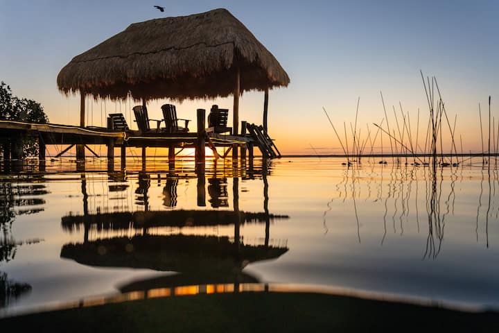 Lagoonfront Villa • Private Pier • 100% Eco - Bacalar