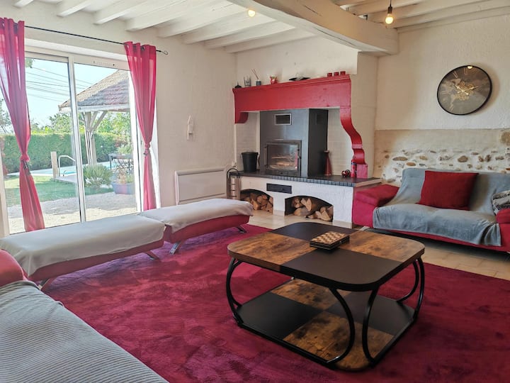 Piscine Spa Sauna • Gîte 14 Pers à 45 Min De Lyon - Isère