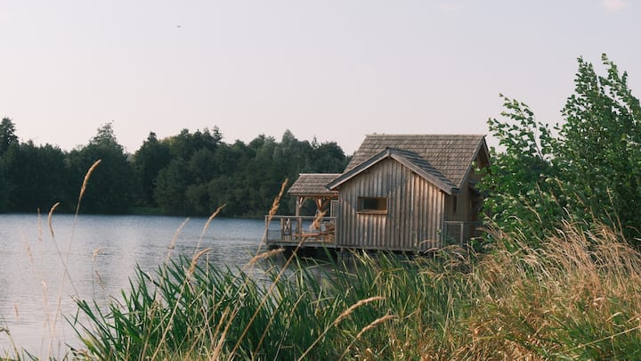 Cabane Sur L'eau Avec Bain Nordique - Beauchamps