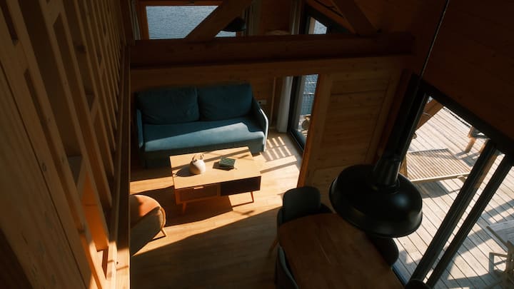 Cabane Sur L'eau Avec Bain Nordique - Baie de Somme