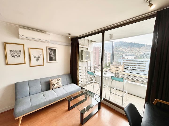 Cómodo Departamento Con Estacionamiento - Santiago