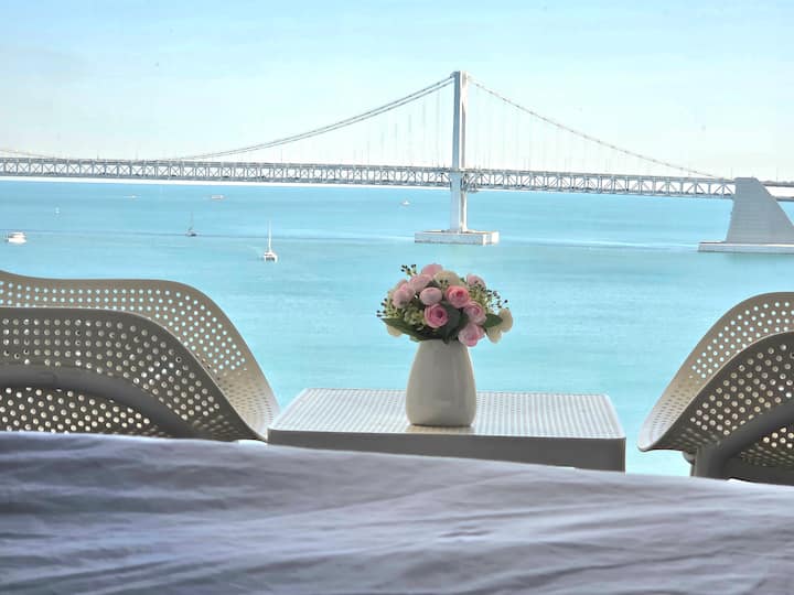 🏖오션라이프🏜오션뷰,다이슨에어랩 체험♥ 넷플릭스시청🚘무료 주차🚢넓은 실내24평,신축 - Busan