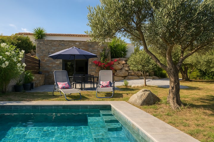 Appartement Avec Belle Piscine Et Plage A 1km - Belgodère
