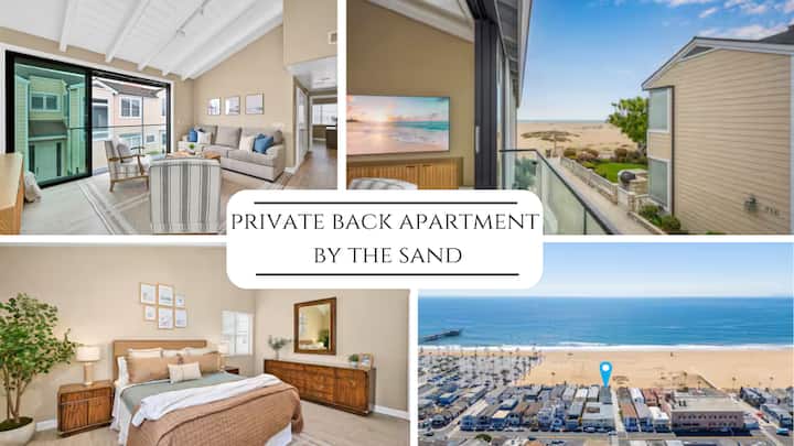 4th St- 2 Bed/2 Bath Back Apt Steps To The Sand - Huntington Beach, CA