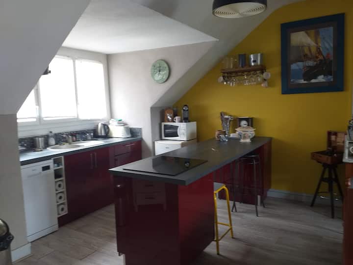 Appartement Spacieux, 100 Mètres Des Plages. - Plage de Saint-Nazaire