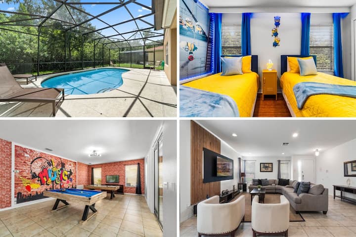 25 Minutes From Disney & Universal, Private Pool! - Kissimmee, FL