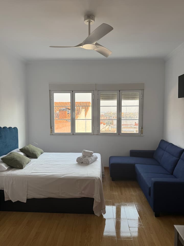 Blue Apartment En El Centro De Madrid - Estadio de Vallecas