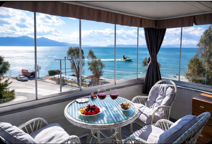 Beachfront Apartment &Panoramic Views In Kusadasi - Kuşadası
