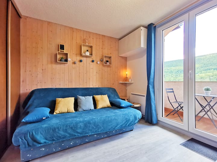 🏞Studio Lélex 2⭐ - Pied Des Pistes - Vue Montagne - Lélex