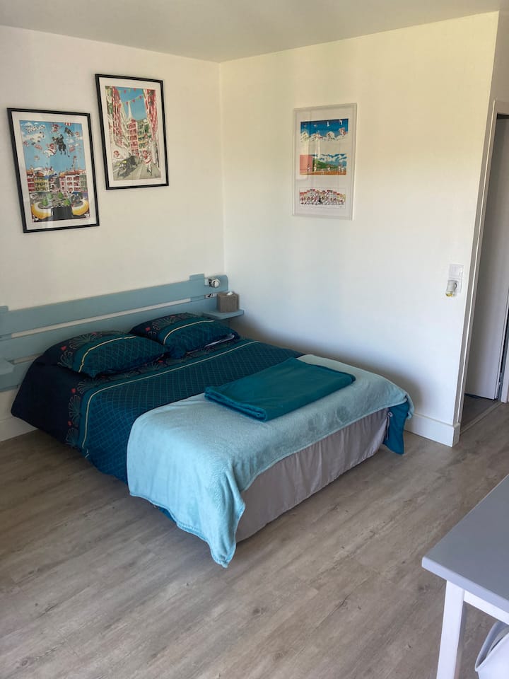 Studio Rez De Jardin Rés Le Patio Centre Ville - Espelette