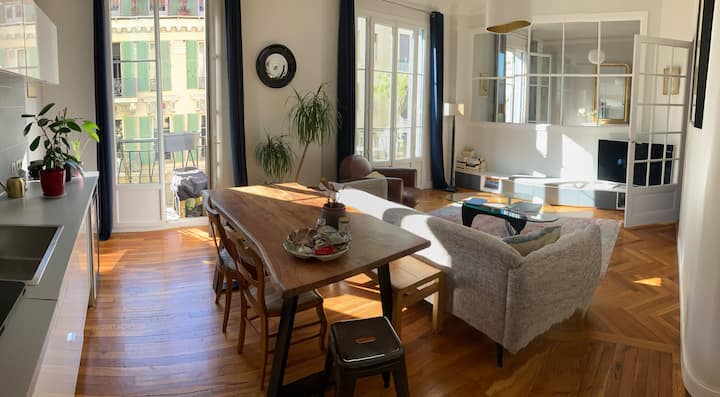 Appartement Climatisé 3 Chambres Idéalement Situé - Nice