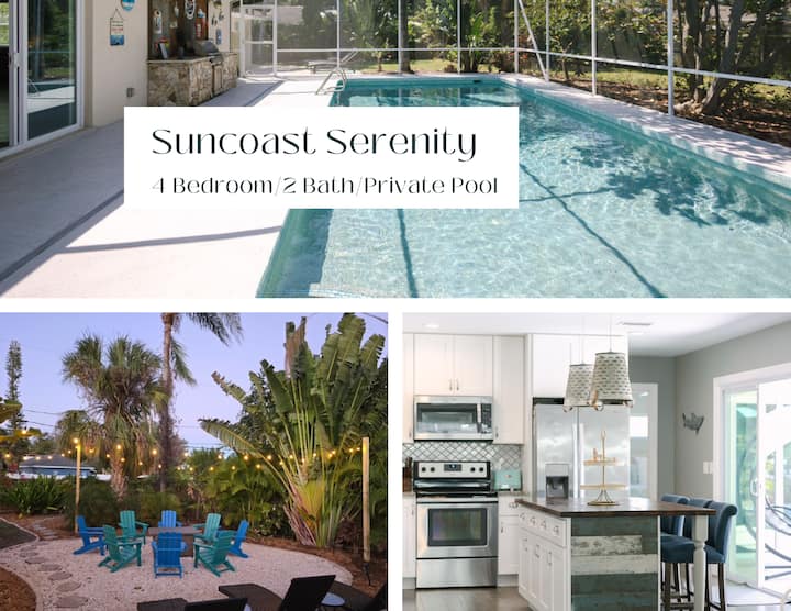 Family Retreat • Firepit & Xl Pool Oasis - Bradenton, FL
