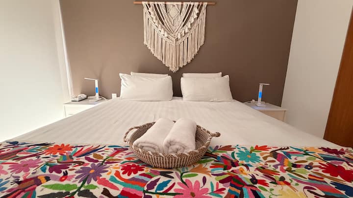 Equipped Apt. In The Center With Ocean View - Puerto Morelos