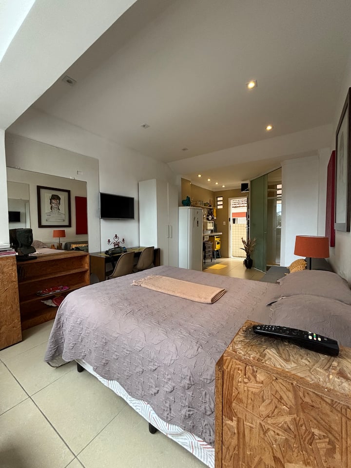 Loft Charmoso A 50 Metros Da Praia Com Vista - Santos