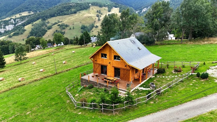 La Cabane, Chalet De Charme 6/8 Personnes - Campan