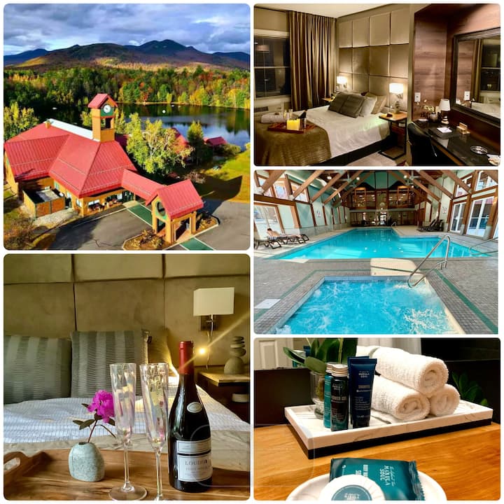 Luxury Suite Jacuzzi Pool White Mtns. River Front - New Hampshire