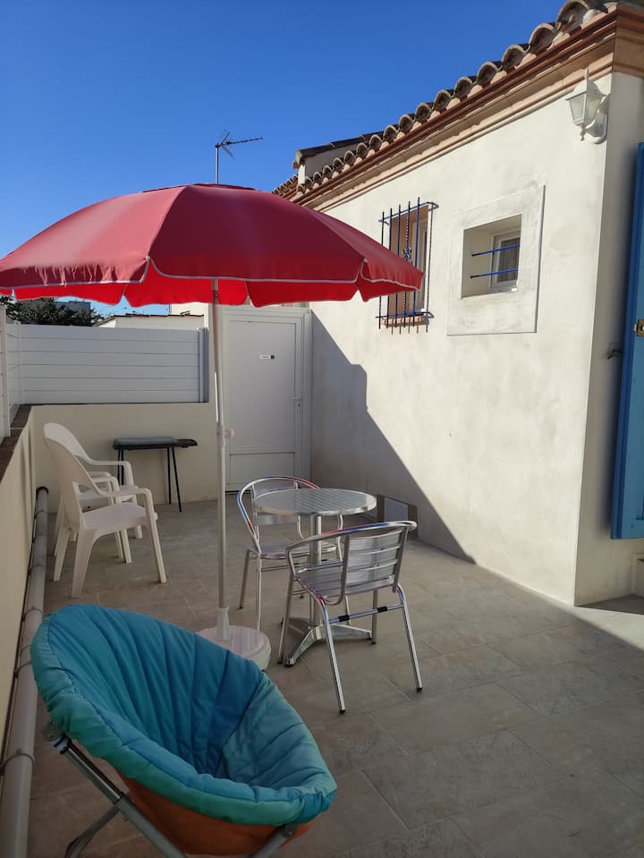 Studio éQuipé 26 M2 Terrasse Au Calme à Sauvian - Sauvian