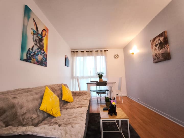 T3 Lumineux Cosy & Classy | Proche Gare Et Centre - Poissy