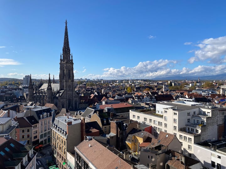 Rooftop Avec Parking Au Cœur De Mulhouse - Gare de Mulhouse