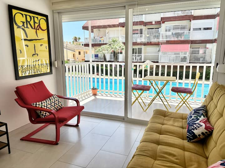 Aires De Verano: Apto Moderno, Piscina Y Playa - Puzol