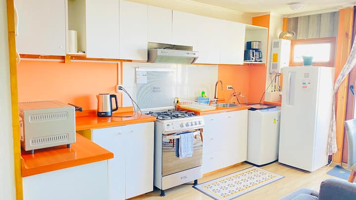 Moderno Depto A 1,5 Km Del Centro Aire Acondiciona - Puerto Montt