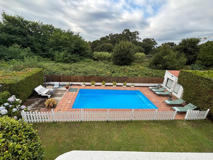 Chalet Con Piscina En Vigo A 1km De La Playa Samil - Vigo