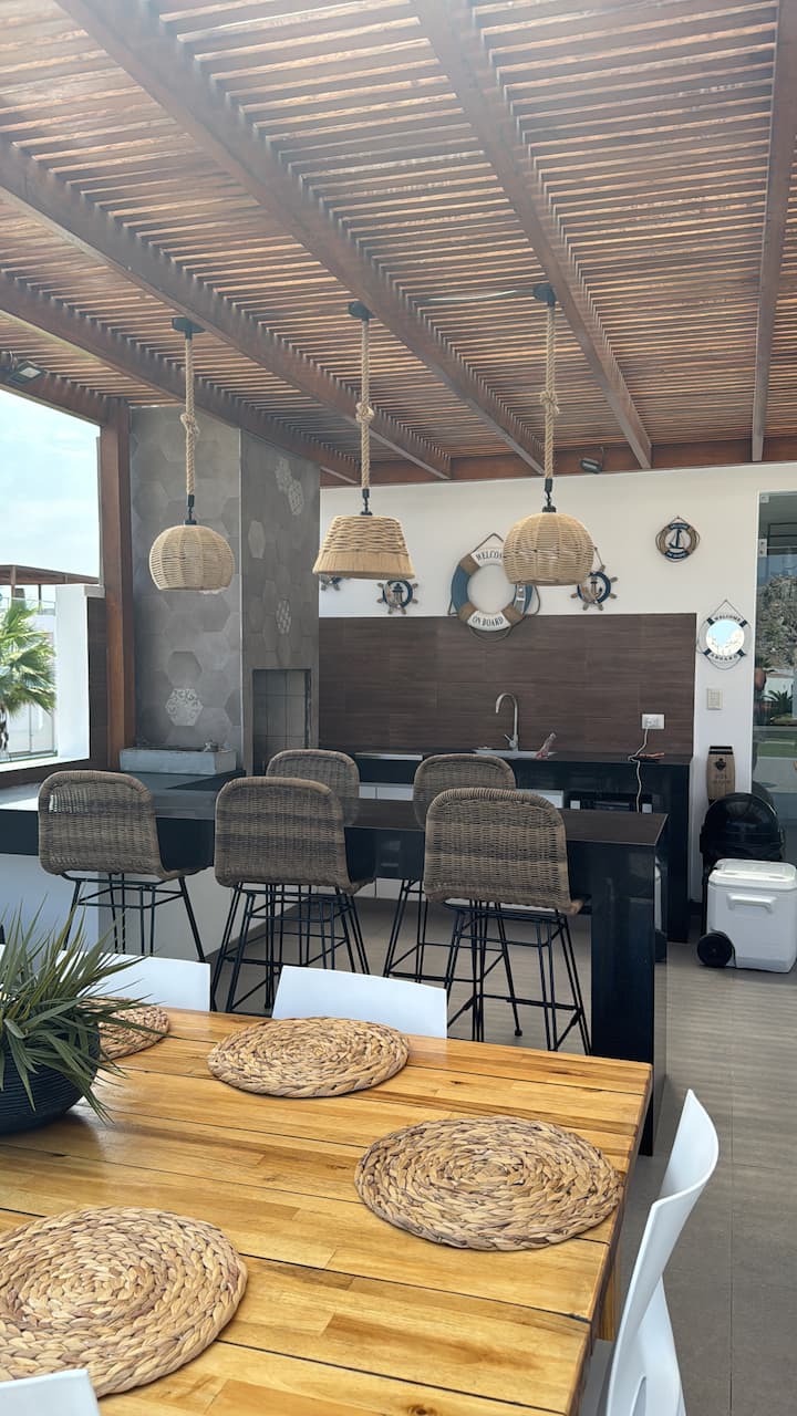 Hermosa Casa De Playa En Asia (Aire Acondicionado) - Peru