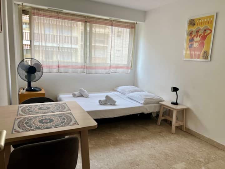 Confortable Studio 5 Mn Des Plages De Sable Fin - 안티베