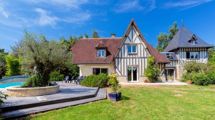 Villa 18p. Piscine Chauffée 5mn/cabourg Et La Mer - Cabourg