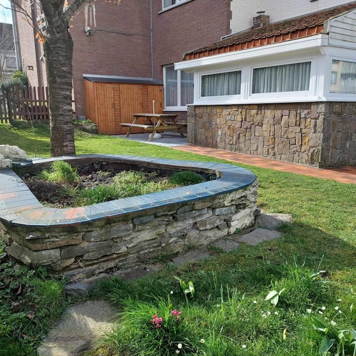 Chouette Rez-de-chaussée Avec Jardin Et Terrasse - La Panne