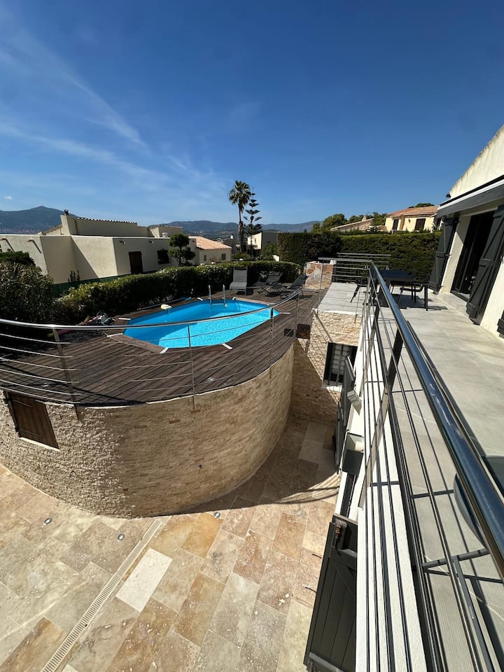 Centre Porticcio Villa Vue Mer Piscine - Ajaccio