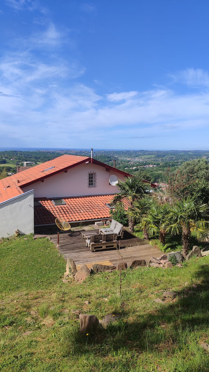 Logement Entier Avec Jardin Sur La Rhune - Ciboure