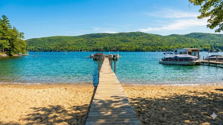 Simple 2br Basecamp: Queen + 2 Twins, Deck+bbq - Lake George, NY