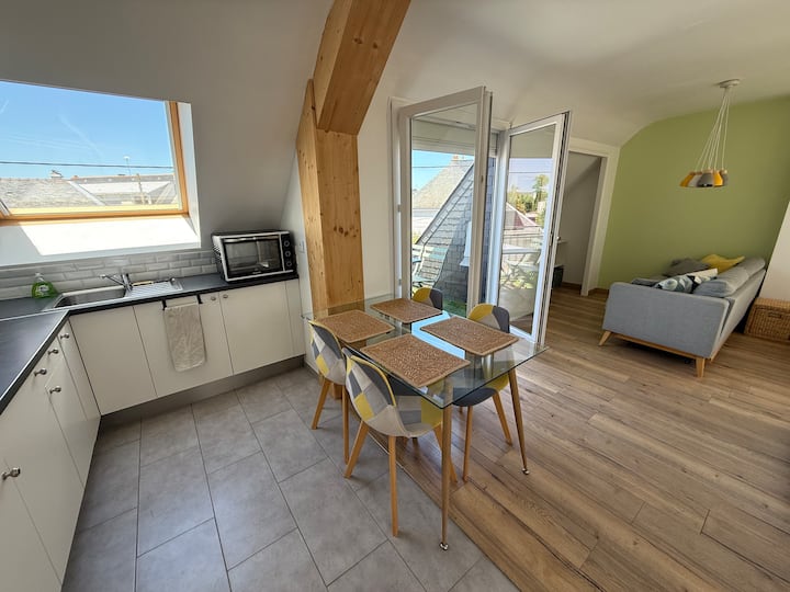 Studio 30m² | Balcon | Parking | Centre à Pied - Vannes