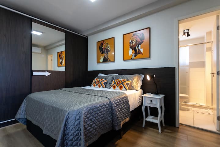 21 Studio Lindo Em Frente Ao Shopping Mueller - Curitiba